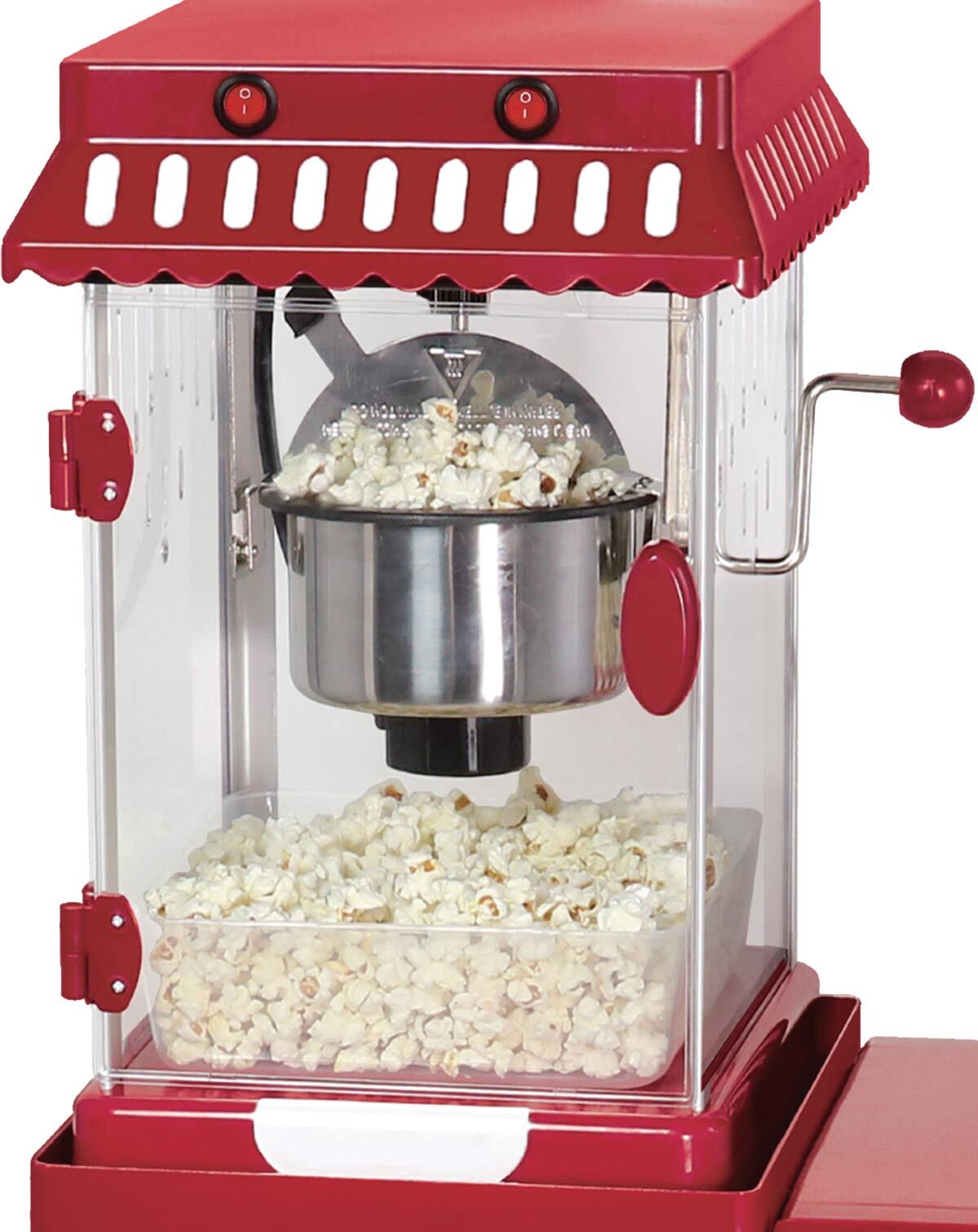 Retro XXL Popcorn-Maschine mit Wagen 1,15 Meter hoch Popcorn-Maker Epiq ...