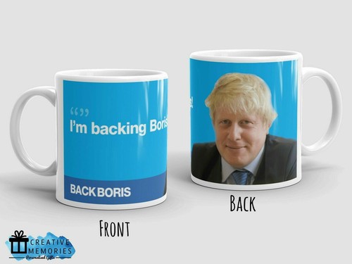 Conservative Party Mug - General Election - Boris Johnson Mug - Back ...
