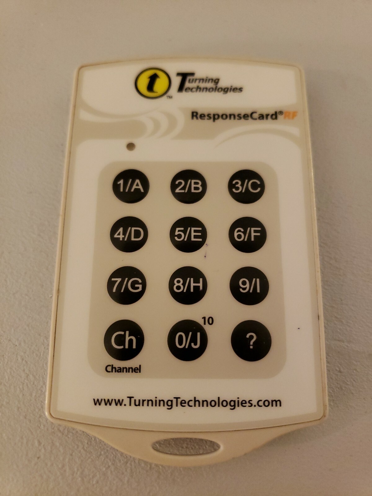 TURNING TECHNOLOGIES RESPONSE CARD | eBay