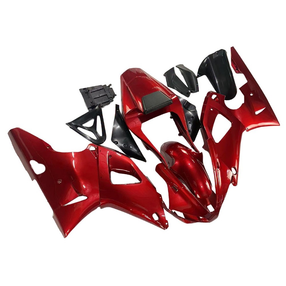 Candy Red Fairings For Yamaha YZF1000 R1 2000 2001 Injection Body Kit ...