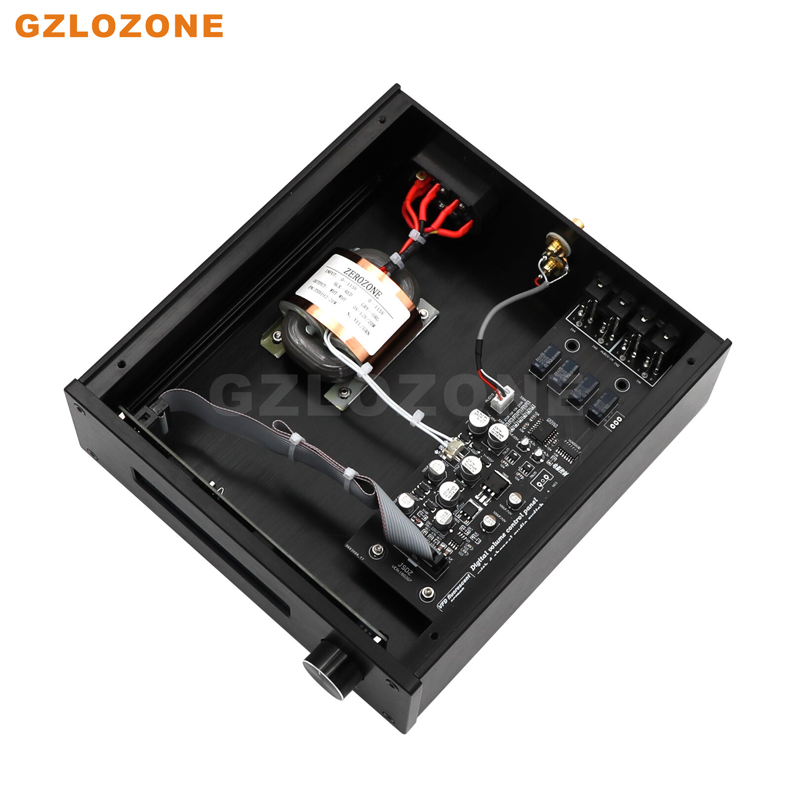 Hifi CS3310 Remote Volume Controller Preamplifier VFD Display Preamp ...