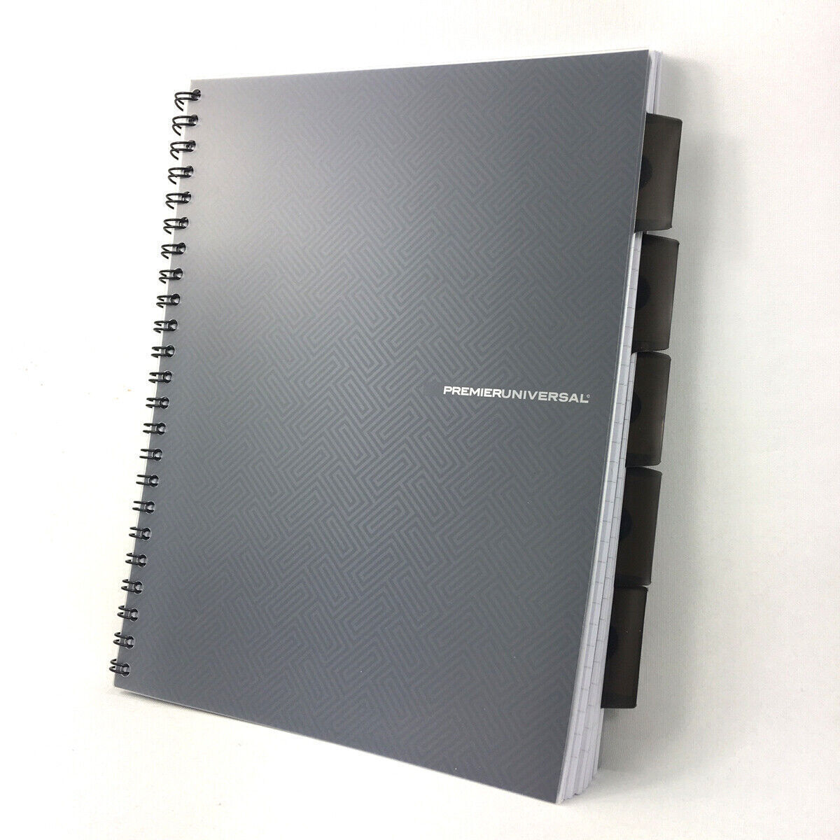 A4 Project Book New Lined Notebook Pad 5 Colour Dividers Spiral Writing ...