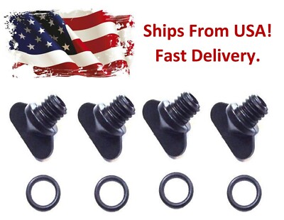 4PK Water Drain Plugs Compatible with Mercruiser Exhaust Manifold 22 ...