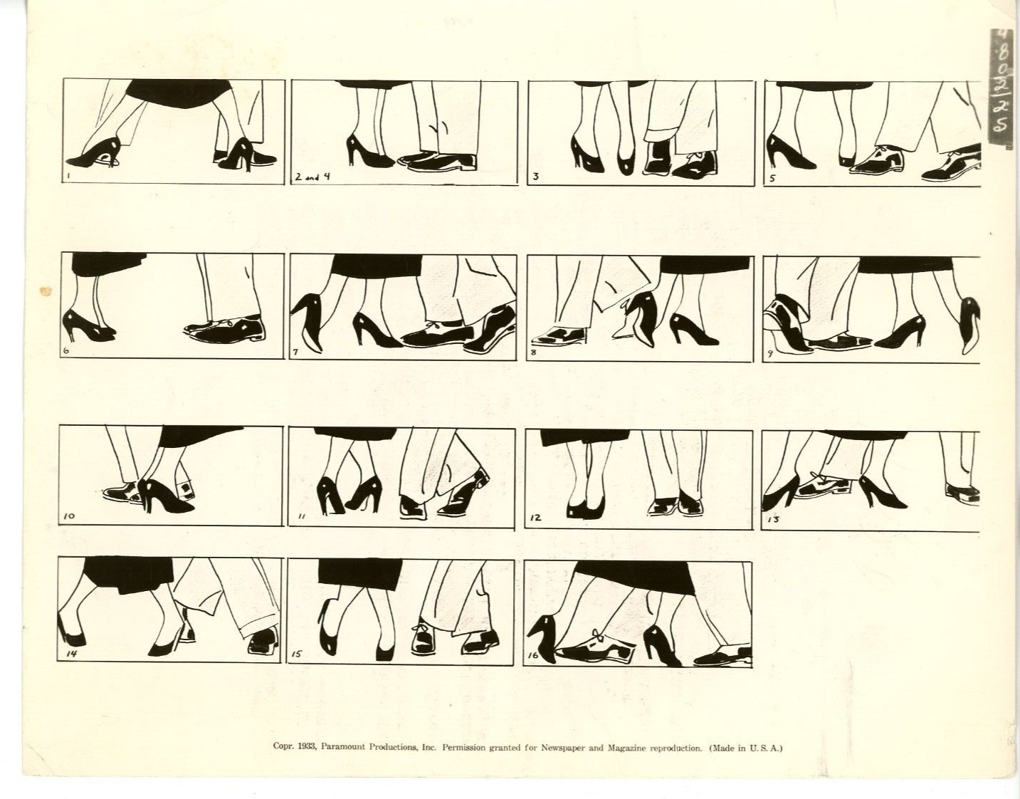 Vintage 8x10 Publicity Photo Bolero 1934 George Raft Dance Steps ...