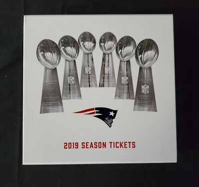 2019 New England Patriots Season Ticket Holder Box | eBay
