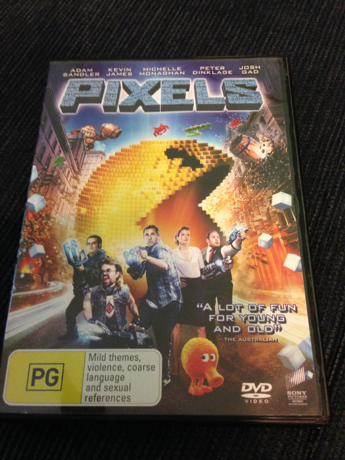 Pixels : Adam Sandler : Kevin James - DVD - L43 9317731116797 | eBay
