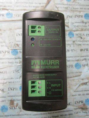 MURR Elektronik MCS-B5-110-240/24 Switch Mode Power Supply 24VDC 5A ...