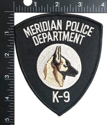 MERIDIAN POLICE DEPARTMENT K9 PATCH (PD 3) MISSISSIPPI | eBay