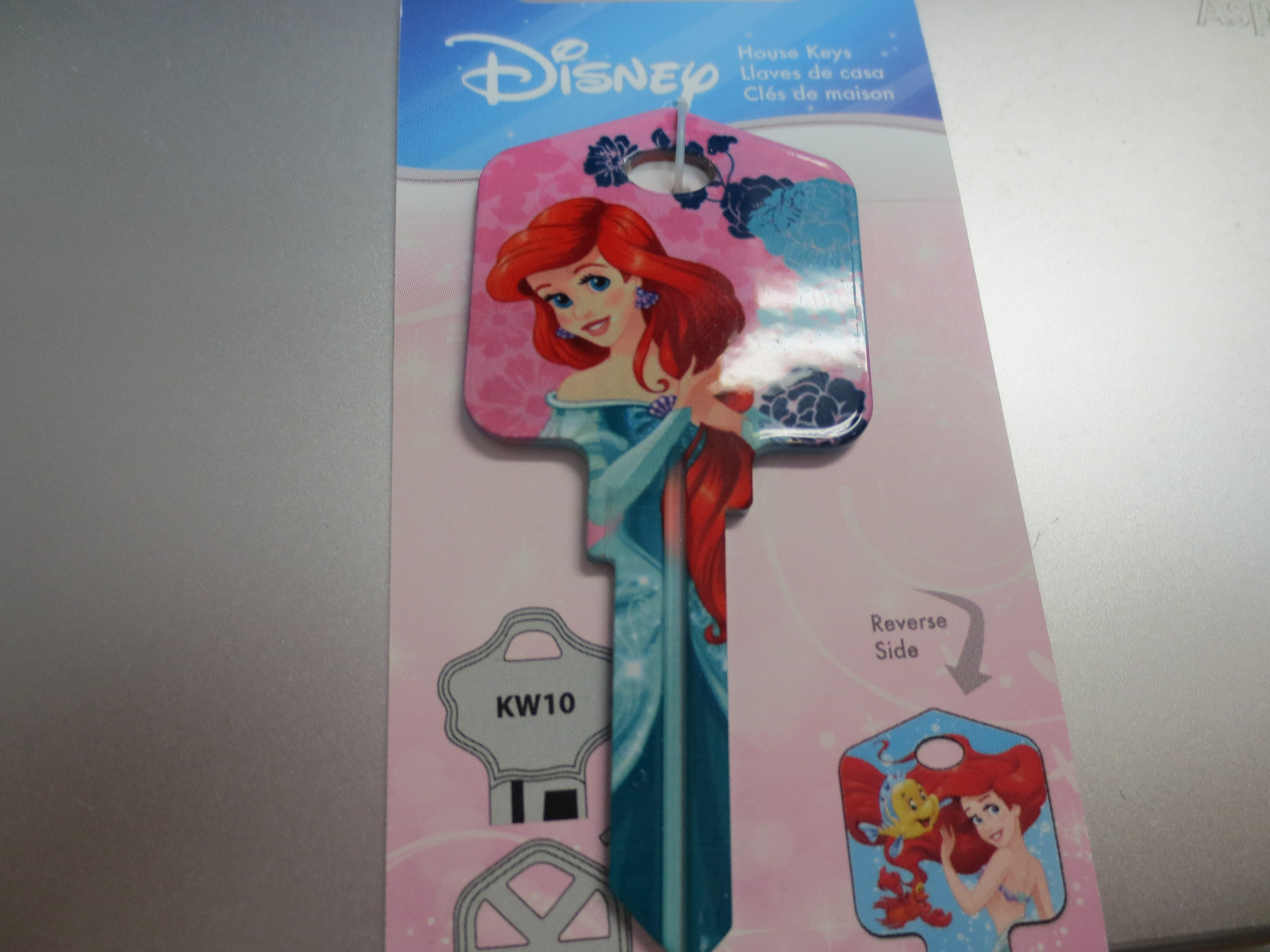 Ariel & Friends Key Kwikset D16 KW1 House Key Blank /Authentic Disney ...