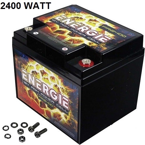 Car Audio Power Cell Battery Energie PR2400 12 Volt 2400 Watt Sealed ...