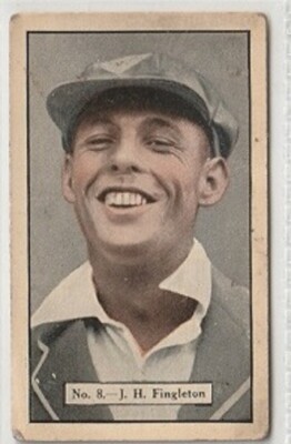 1934 - 1935 ALLEN'S CRICKET CARD ( J. FINGLETON) | eBay