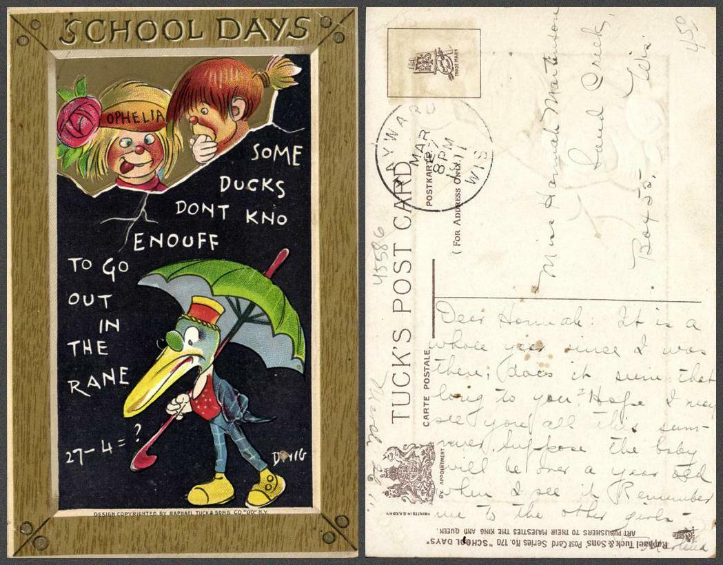 VINTAGE POSTCARD TOPIC: Ducks | eBay