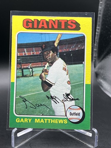 Gary Mathews 1975 Topps Baseball Card #79 EX-NM | eBay