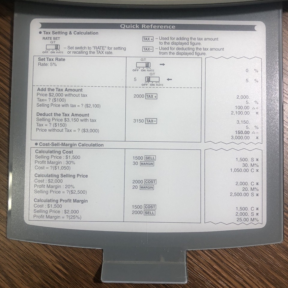 Canon MP27D 12 Digit 2 Color Clock and Calendar 120V Tested Working | eBay