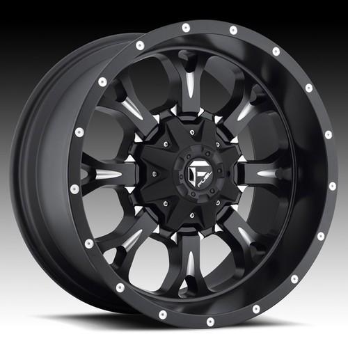 Fuel D517 Krank Matte Black Milled 17x9 8x6.5 1mm (D51717908250 ...