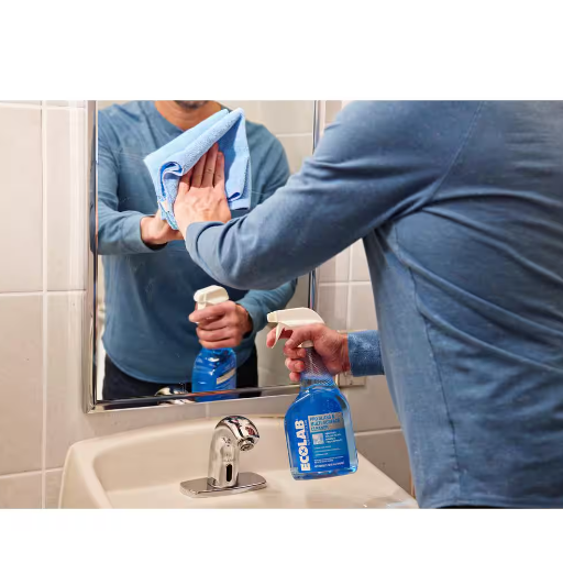 ECOLAB Pro Glass & Multi-Surface Cleaner - 32 oz. BUY MORE & SAVE, Free ...