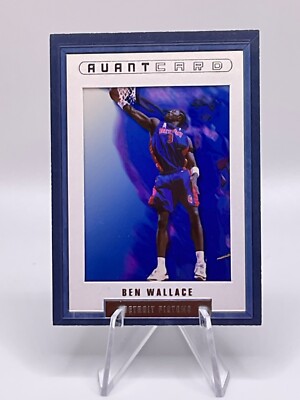 Ben Wallace 2002-03 Fleer Avant Avant Card Row 2 #103 Detroit Pistons ...