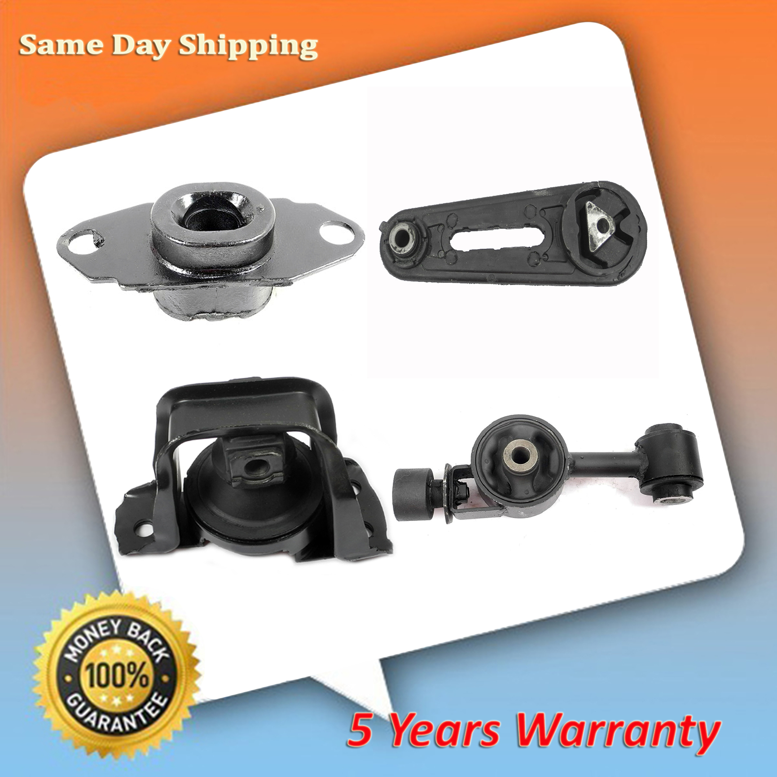 Motor & Trans Mount Kit 4PCSFor Nissan Versa Cube 1.8L 4323 4320 4318 ...