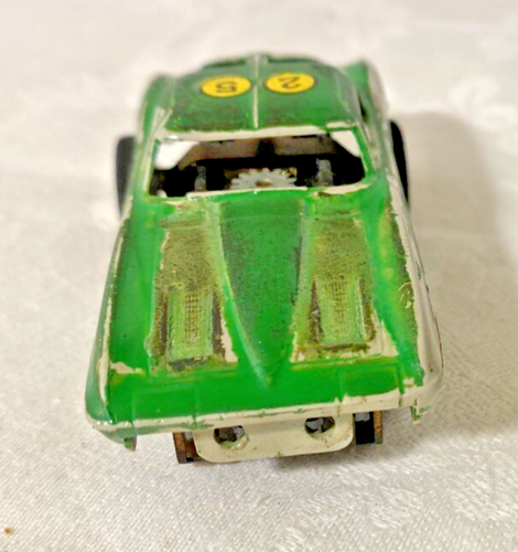 Aurora Thunderjet Tjet Ho Slot car *Custom* Candy Green Corvette ...