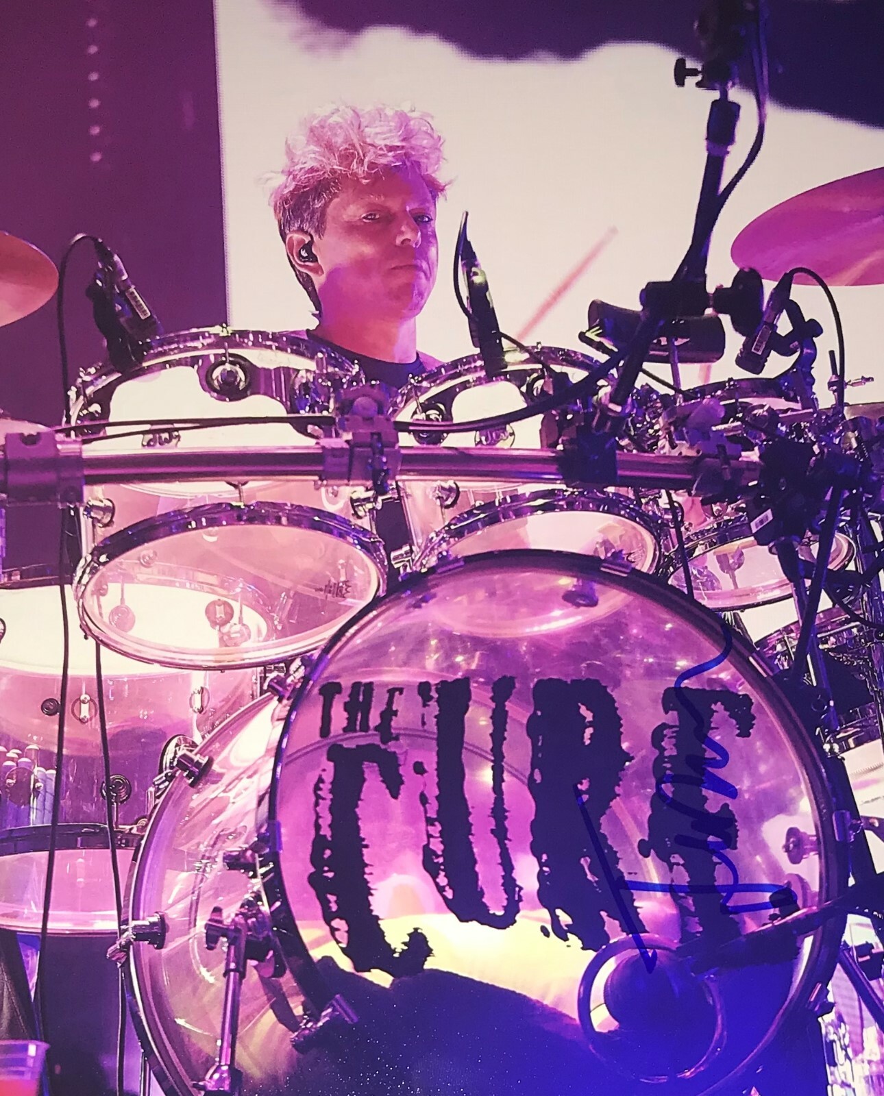 Jason Cooper The Cure Drummer Signed 8x10 Photo Autographed COA E4 | eBay