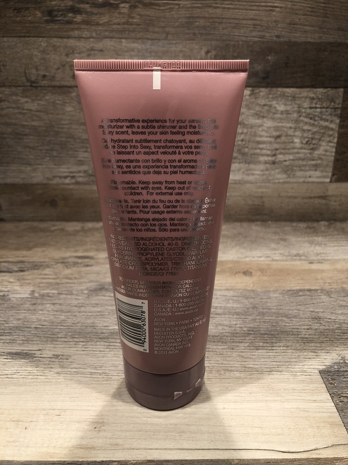 Avon STEP INTO SEXY Luminous Body Moisturizer Lotion 6.7 fl.oz. Discont ...