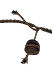 Hand Made Chunky Round & Red Disc Shaped Wooden Beaded Necklace Boho ...