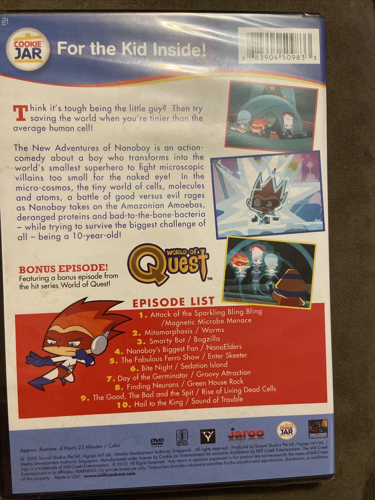 Nanoboy: Adventures of the Worlds Smallest Superhero (DVD, 2010) for ...