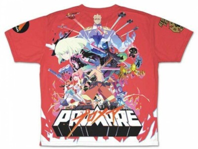 NEW Promare Full Graphic T-shirt L/XL Red COSPA Anime Manga Cosplay ...