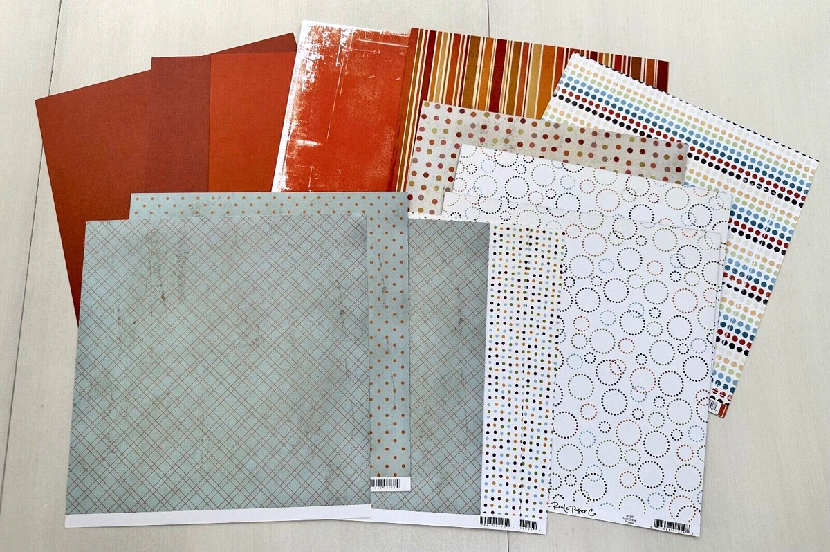 Orange Scrapbooking Paper