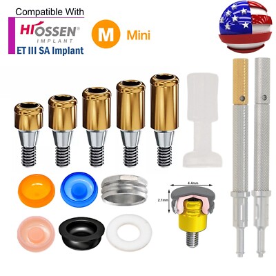 US HIOSSEN ET Mini Locator Overdenture Abutment Locator Male Cap Tool ...