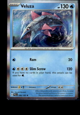 Pokemon Veluza 056/193 Paldea Evolved Holo Rare 3 Card Lot | eBay