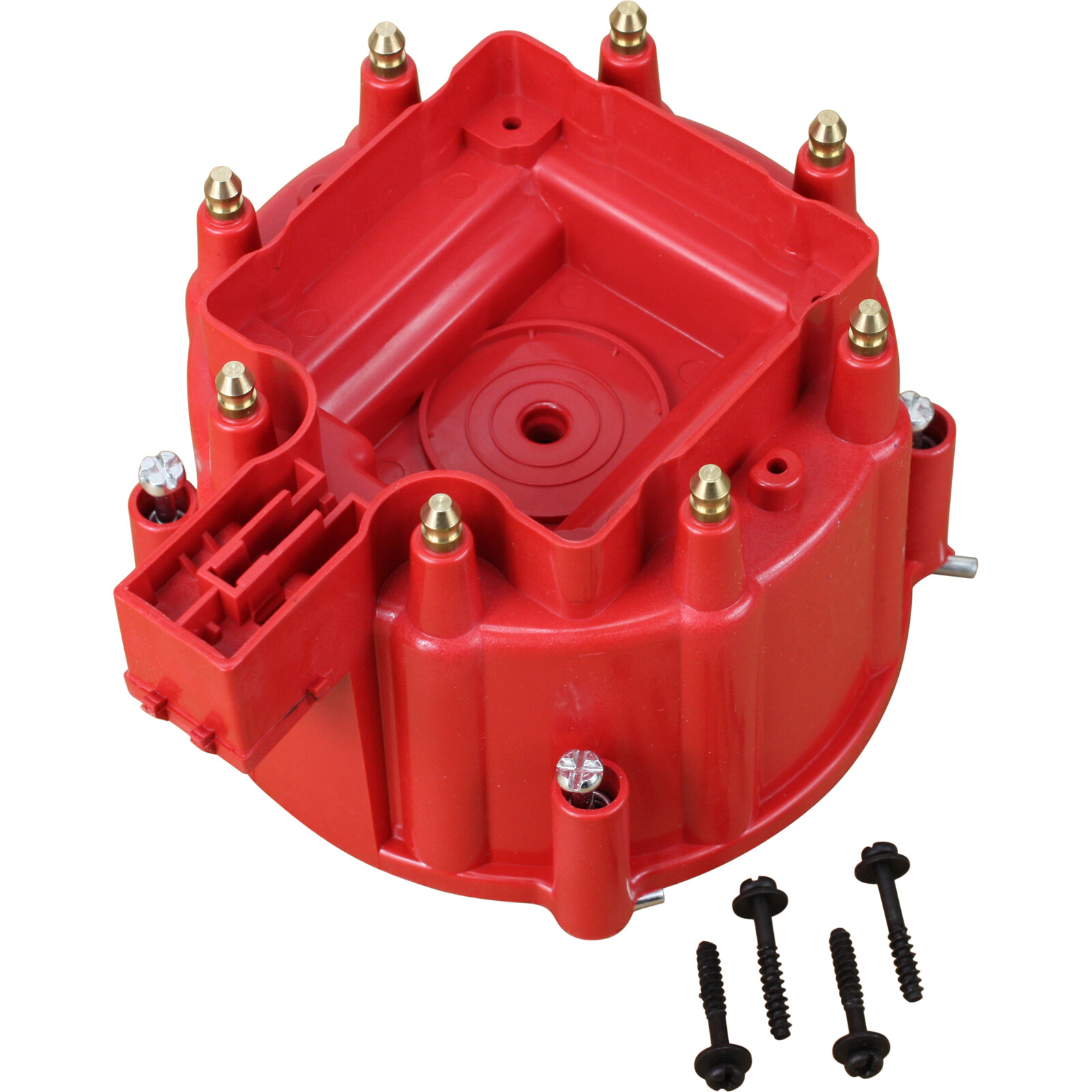 New AIP Red Male Terminal Ignition Distributor Cap For V8 HEI ...