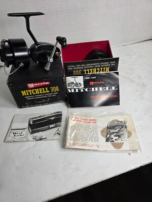 Garcia Mitchell 300 unused with spool papers and box | eBay