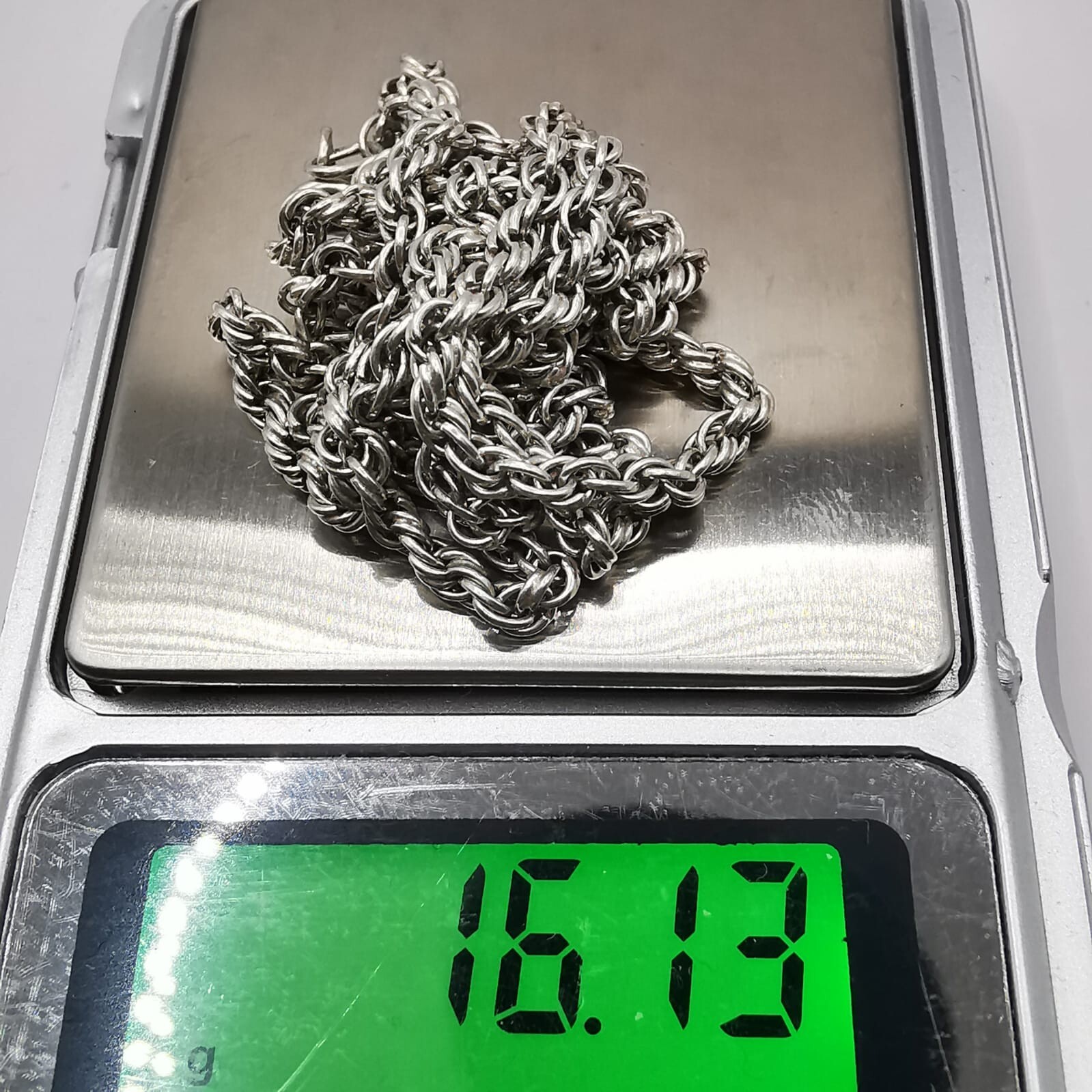 Vintage 925 Sterling Silver Necklace 3mm Men Women Marked 25.60 in | eBay