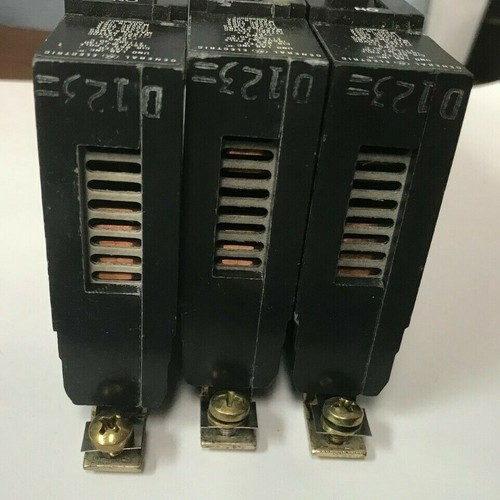 GE type TEY120 Breaker, Single Pole Bolt On breaker, 20 AMP, 277 V ...