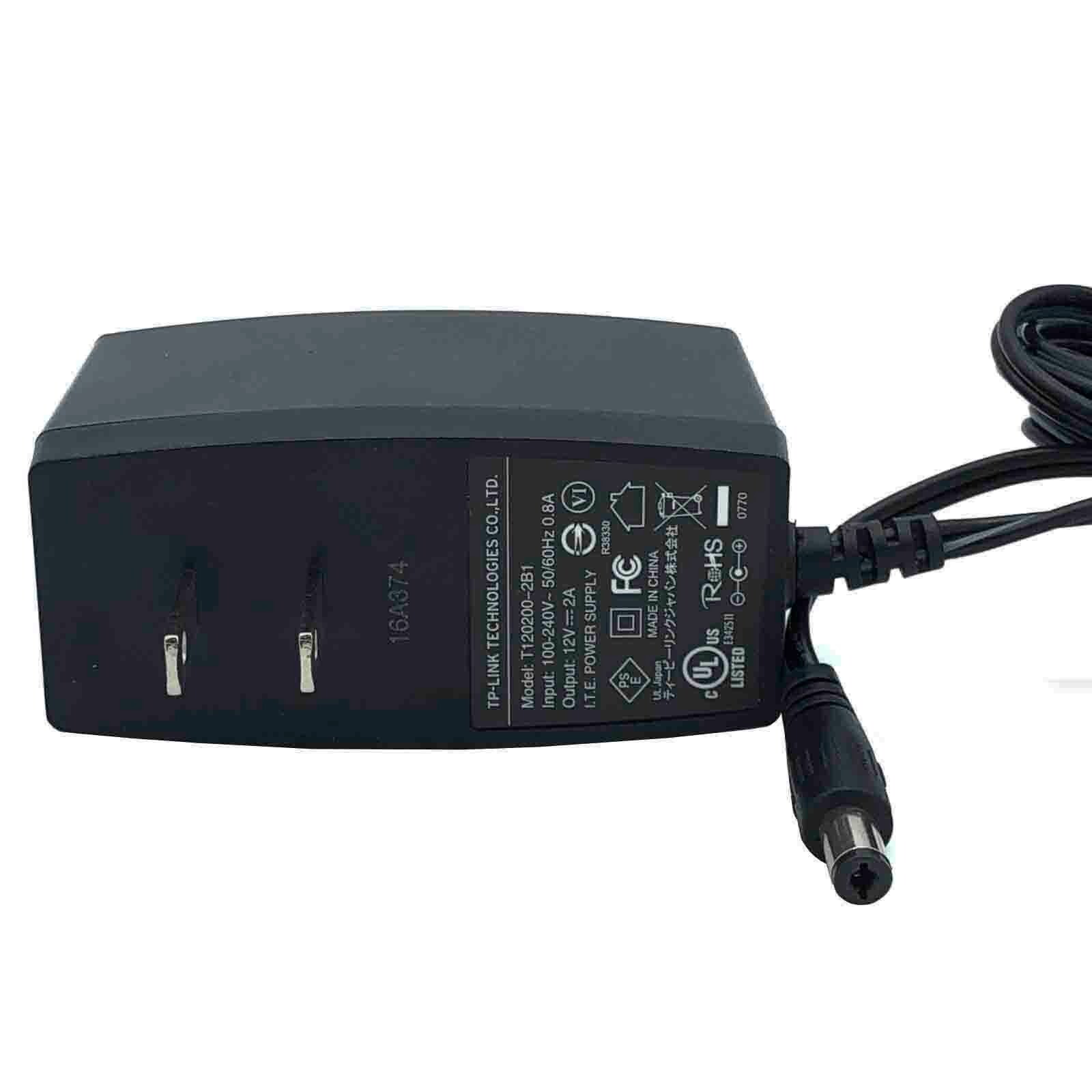 Original TP-Link AC Adapter T120200-2B1 I.T.E. Power Supply 12V 2A 5 ...