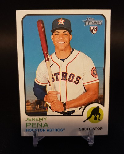 2022 JEREMY PENA RC Rookie Card Topps Heritage #629 | eBay