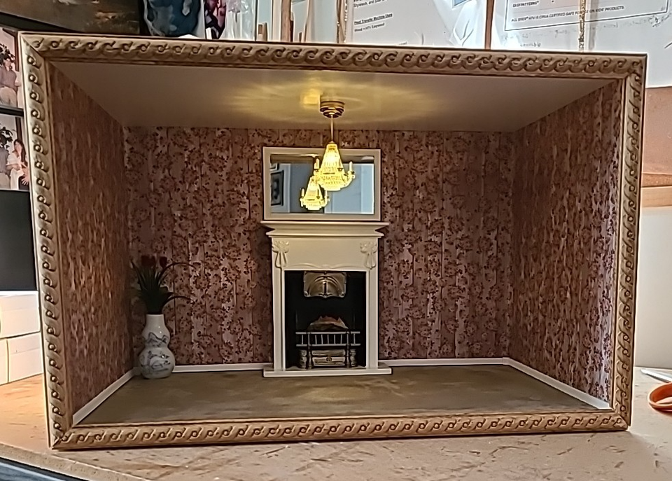 Miniature Dollhouse Room Box Display 1:12 | eBay