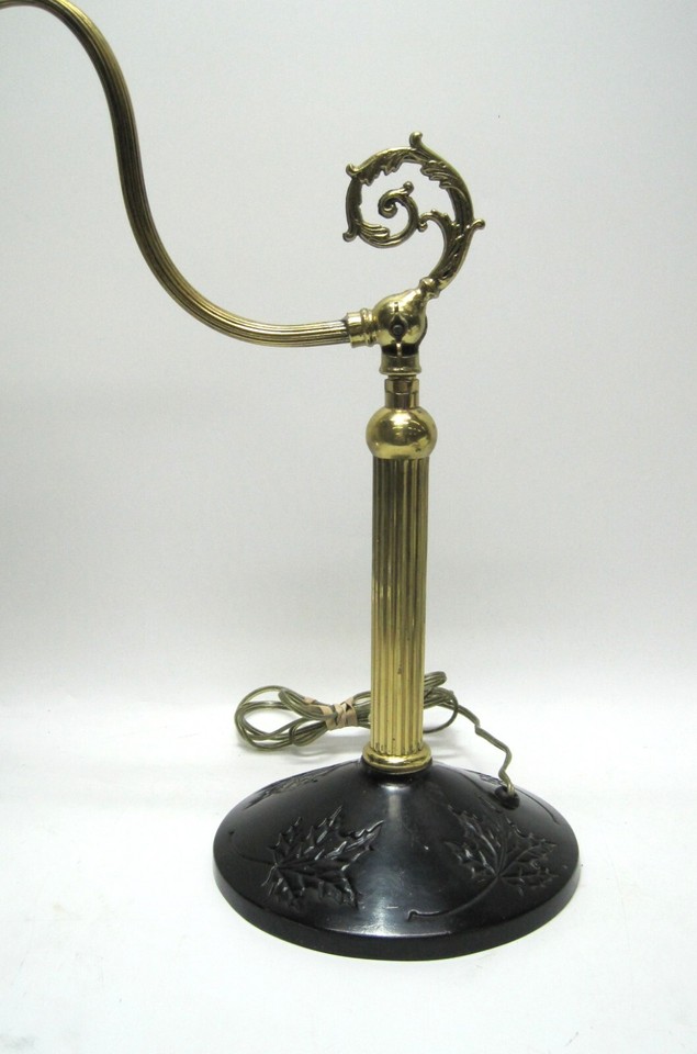 Antique Bryant Art Nouveau Adjustable Brass Bridge Table Lamp 1907 | eBay