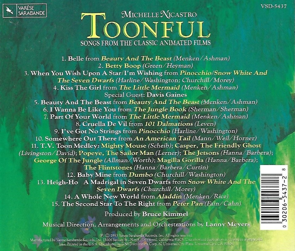 Toonful by Michelle Nicastro (CD, 1993) 30206543728| eBay