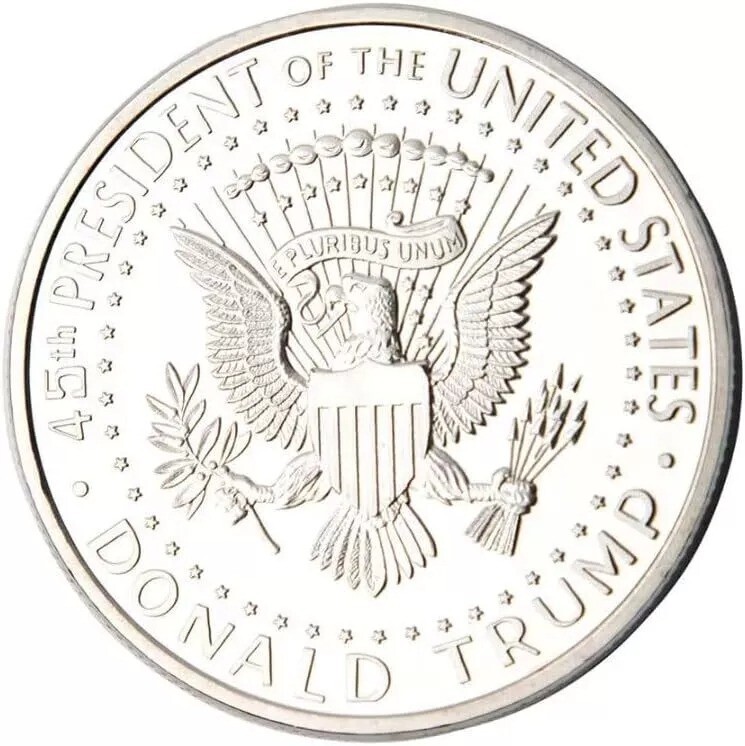 Donald Trump Silver Coin 2017 with Certificate of Authenticity Original ...