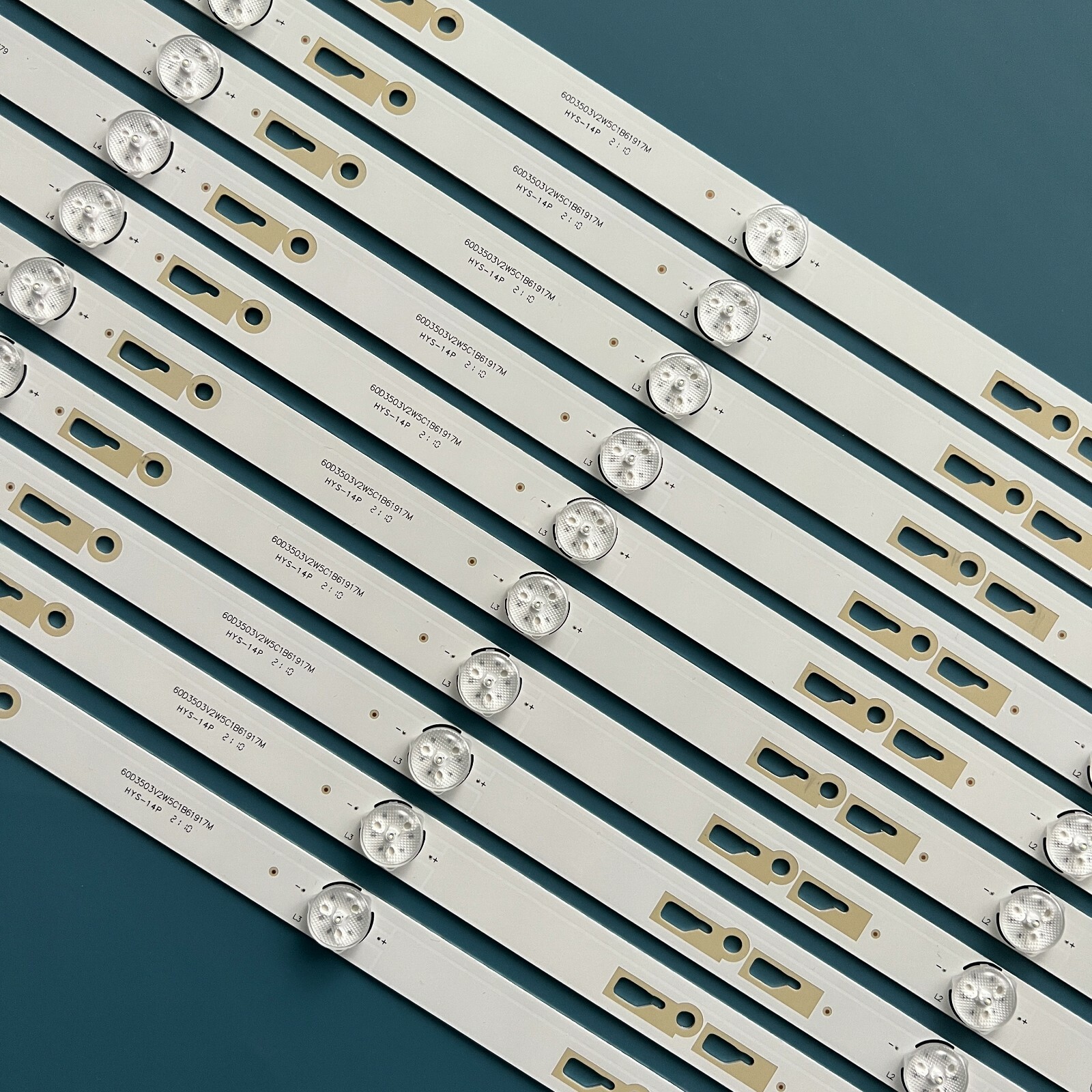 10pcs LED Strips For Hitachi 60R70 60HR332M05A0 V4 JL.D60051330-020CS-M ...