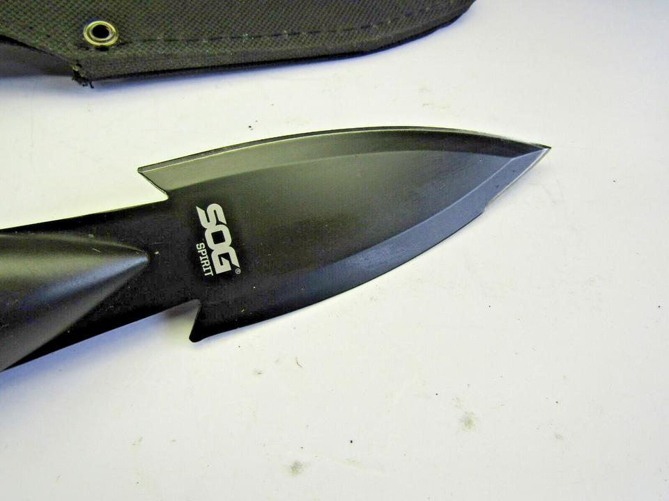 SOG Spirit Spear fix blade Knife Thrower FS01NCP 4.5"Stainless Steel ...