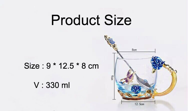 Coffee Mugs, Decorated Crystal Cup with spoon ,Tea Cup, Glass ...