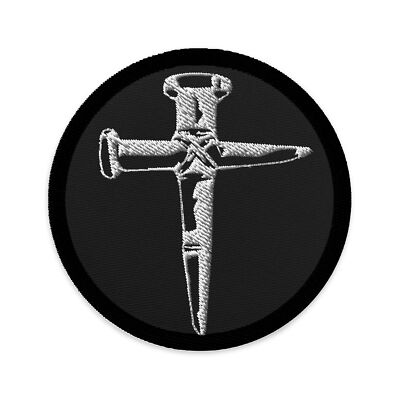 Wooden Stakes Cross Embroidered Patch Vampire Hunter Killer Iron On ...