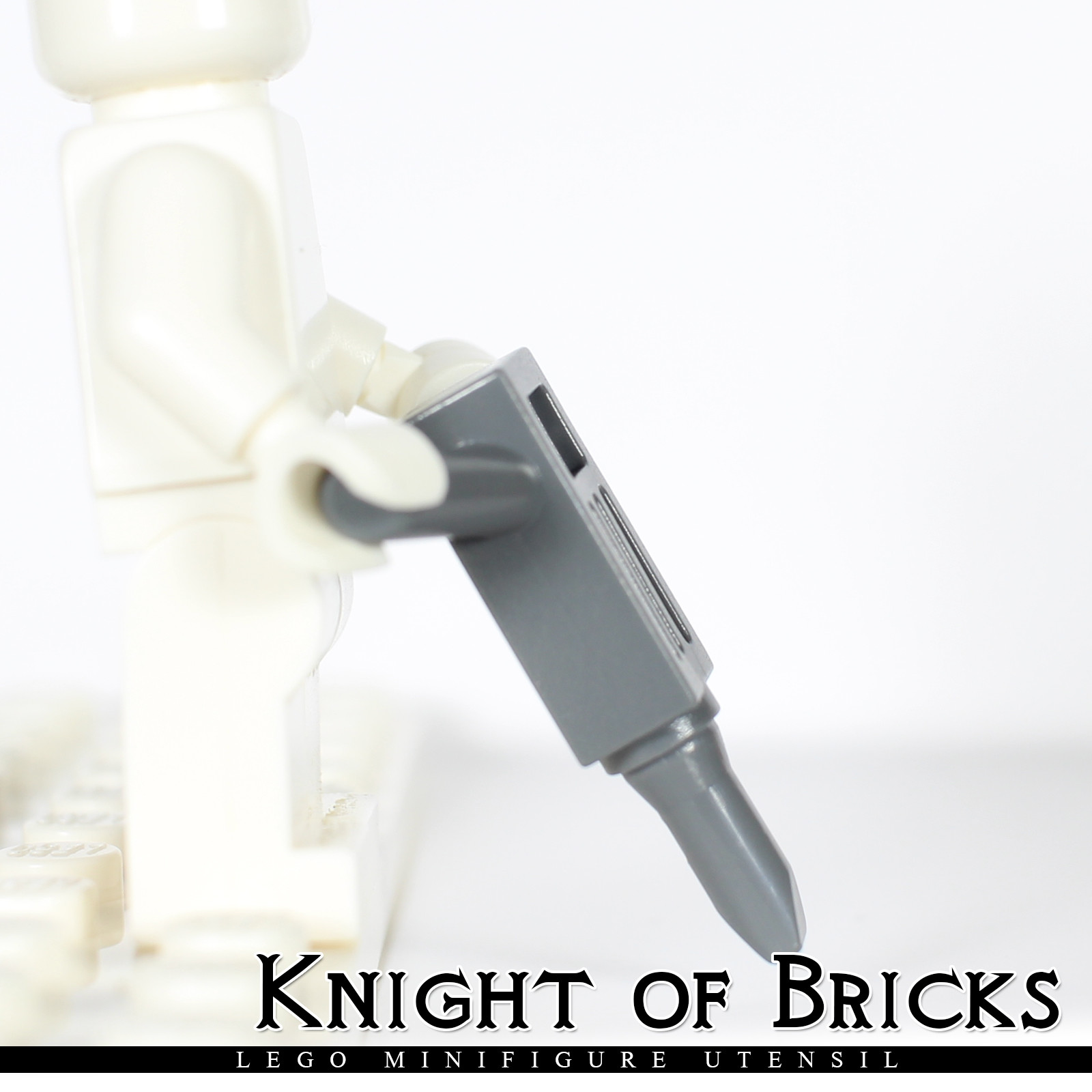 LEGO Minifigure DARK GRAY Utensil Tool Motor Hammer Construction | eBay