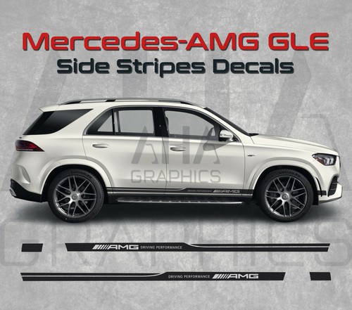 Mercedes-Benz GLE 53 Side Graphics AMG GLE 63 Side Stripes Decals ...
