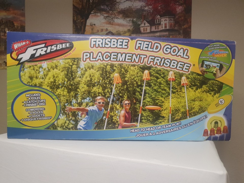 Wham-O Frisbee Field Goal Placement Frisbee Golf Outdoor Game Solo or ...