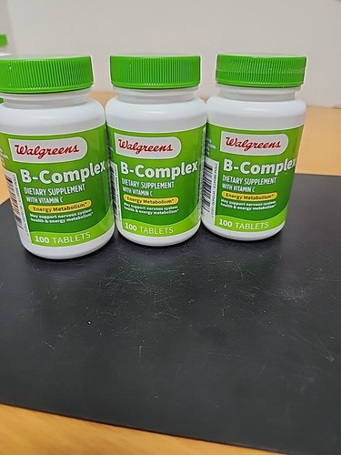 (3) Walgreens B-complex 100 Tablets | eBay