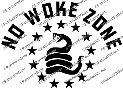 Wokeism,No Woke Zone,Woketards,Liberalism Is A Disease,Woke,Snake,Decal ...